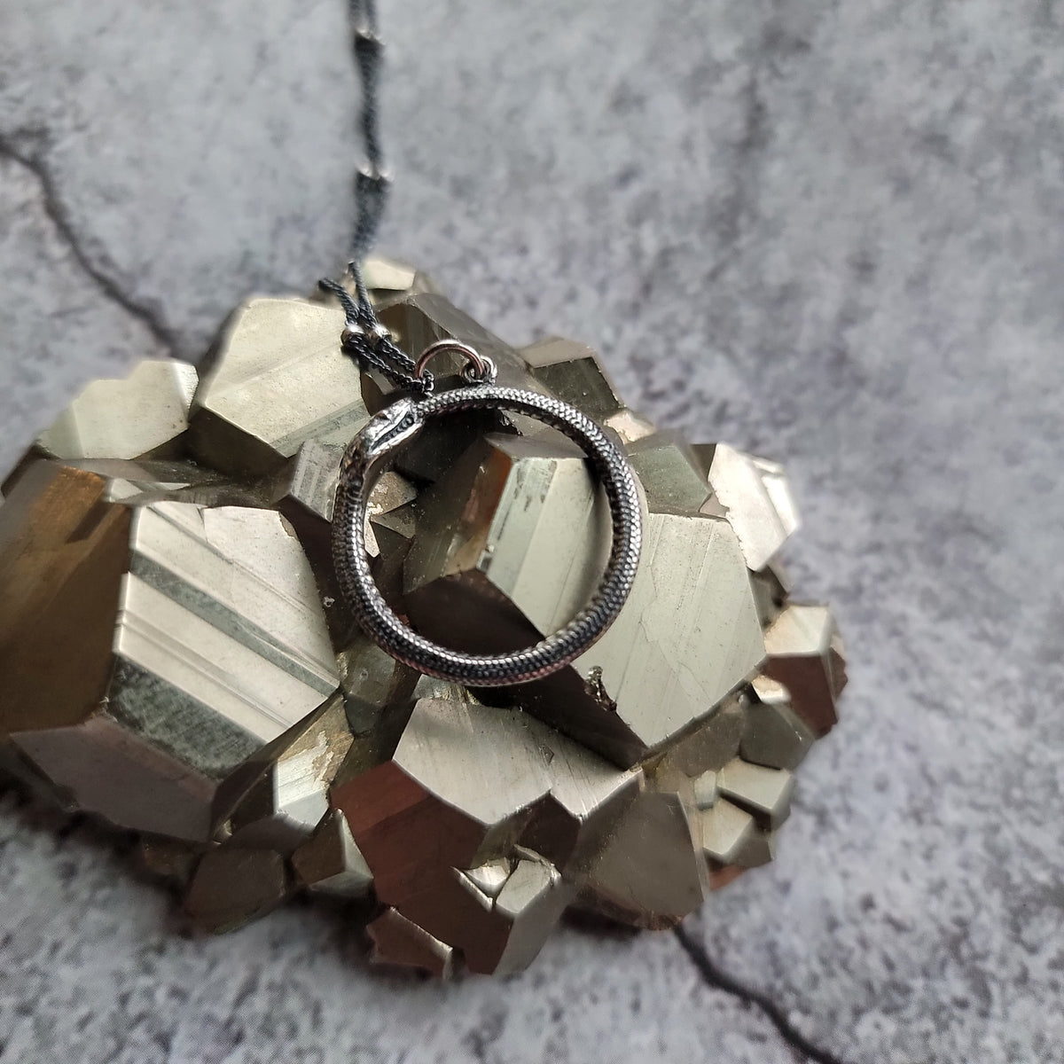 Sterling Silver Ouroboros Snake Pendant – Verdilune