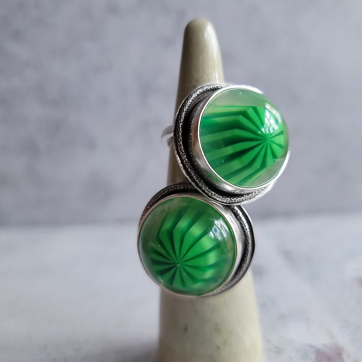 Sugar Plum Gumdrop Rings in Sterling Silver Sizes 7 & 7.5 – Verdilune